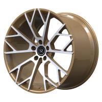China BMW M5 F90 1 Piece Forged Wheel 21x10 and 21x11 Bronze Machined Face for sale