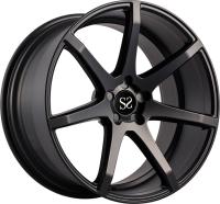 China Black Machined Face 16 17 and 18 inches 1 Piece Forged Wheels for Audi A3 for sale
