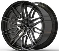 China 20,21 and 22 Inches 2 Piece Forged Wheels Gloss Black and Grey with Lifetime Warranty for Tesla Model X for sale