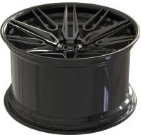 China 20,21 and 22 Inches 2 Piece Forged Wheels Gloss Black and Grey with Lifetime Warranty for Tesla Model X for sale
