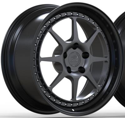 China 1966 Chevy Chevelle 19 and 20 inches 2 Piece Forged Wheels,Grey Disc and Black Barrel for sale