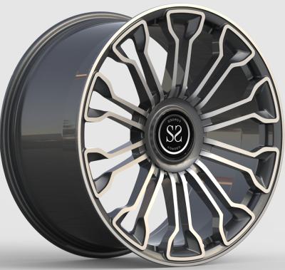 China Aston Martin DBX Custom Forged Aluminum Alloy Rims Matt Silver 22 Inch 5x128 for sale