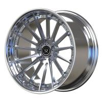 China Polish Barrel+Brush Disc Custom 2-PC Forged Alloy Rims 5x112 19inch fit to BMW M5 F90 2018 for sale