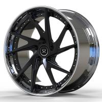China Custom 20 21 inches Two Piece 6061-T6 Aluminum Rims 5x13. Fit to Porsche 991 for sale