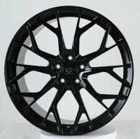 China 21x10 and 21x12 Gloss Black Monoblock Forged Wheels for Ferrari - 5x114.3 PCD 67.1 CB for sale