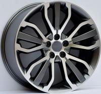 China Range Rover 22-Inch Forged Alloy Wheels | 5x120 Bolt Pattern | Gun Metal Machined Finish | 1-Piece Construction for sale