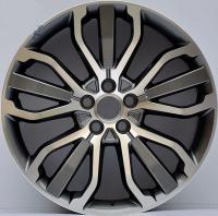 China Range Rover 22-Inch Forged Alloy Wheels | 5x120 Bolt Pattern | Gun Metal Machined Finish | 1-Piece Construction for sale