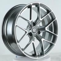 China 18 Inch Hyper Silver Monoblock Forged Alloy Wheels - 7.5-10.5 Width Range, 100-120 PCD for Smart Vehicles for sale