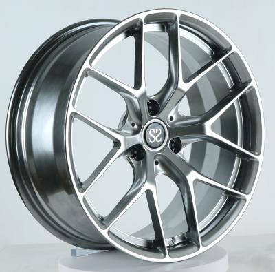 China 18 Inch Hyper Silver Monoblock Forged Alloy Wheels - 7.5-10.5 Width Range, 100-120 PCD for Smart Vehicles for sale