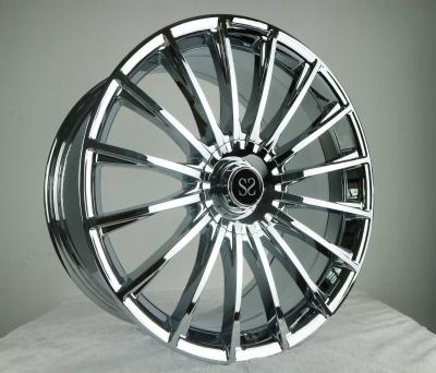 China 20-22 Inch Forged Monoblock Chrome Aluminum Alloy Wheels for Mercedes-Benz S65 5x112 Bolt Pattern for sale