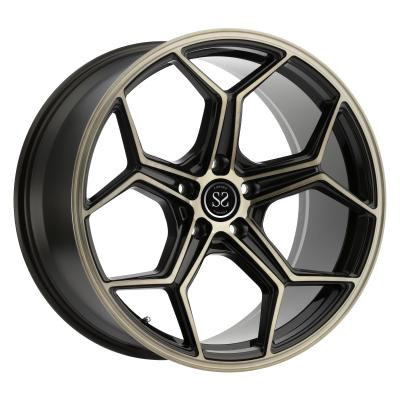 China 5*108  4*4 aluminum alloy wheels 1 piece forged rim for parado for sale