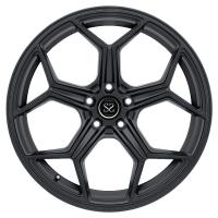 China Custom 23 24 Black one piece forged wheels with 5x112  5x120 For BMW X5 X6 for sale