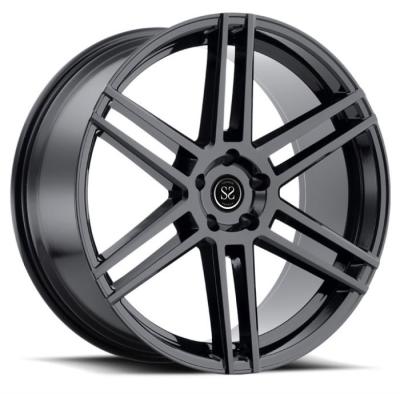 China Matte Black Aluminum Alloy Forged Wheel Rim 16-22 Inch with Custom PCD 100-150mm and ET -5 to 90 for sale