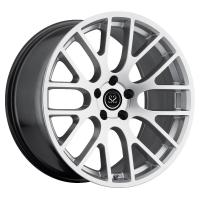 China 18-22 Inch Silver Black Forged Aluminum Alloy Wheels with 54.1-110mm CB and Custom PCD Options for sale