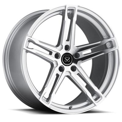 China 20 Inch Chrome Alloy Wheels 5x120 5x112 PCD with Custom Finishes and 8.0-12.5 Width Options for sale