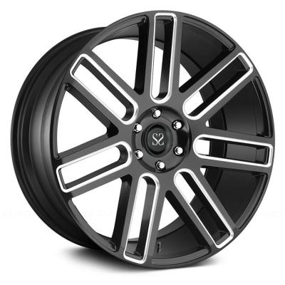China 20 Inch Black Machined Aluminum Alloy Wheels for Lexus IS - Custom PCD 100-150, Width 8.0-12.5 Options for sale