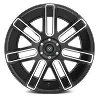 China 20 Inch Black Machined Aluminum Alloy Wheels for Lexus IS - Custom PCD 100-150, Width 8.0-12.5 Options for sale