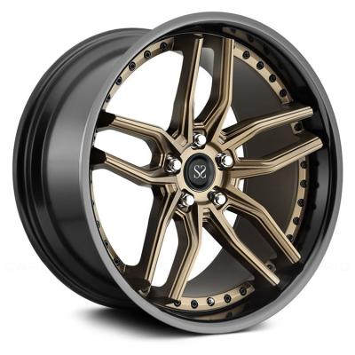 China custom bronze brushed monoblock, 1-piece, 2-piece forged wheels for X5 X6 5series for sale
