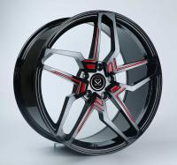 China sae j2530 wheels red and black two colors 18inch 19inch alloy wheels for X5 for sale