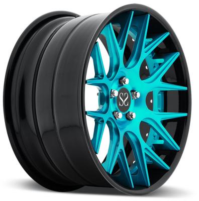 China 20-Inch Forged Alloy Wheels for Audi S4 - 6061-T6 Aluminum, Custom PCD 100-150, Multiple Finishes for sale