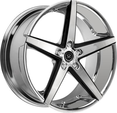 China 17-20 inch classical 5 spoke forged monoblock wheel rim for sale