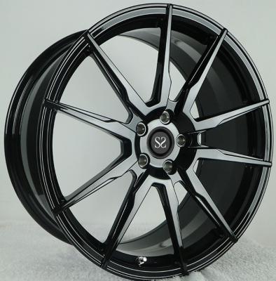 China Custom 20 Staggered Alloy Rims for Ferrari 458 - Gloss Black Finish, Multiple PCD Options 100-150mm for sale