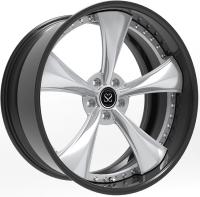China 20 inch 22 inch brushed alloy forged wheels 2-piece aftermarket rims for sale