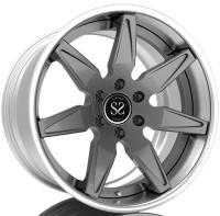 China Custom 2-Piece Forged Wheels T6061 18-22 Inch with 98-160mm PCD for Slant Lip and Step Lip Designs for sale