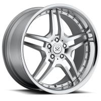 China 19-Inch 2-Piece Forged Car Wheel Rim - Polished Finish, 5x120 Bolt Pattern, Customizable Specifications for sale