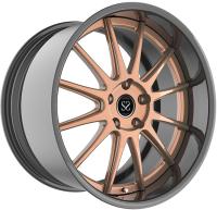 China Forged 2-Piece Sport Rim 18-22 Inch with 8-13 Inch Width, Custom PCD Patterns 5x130 5x120 5x112 for sale