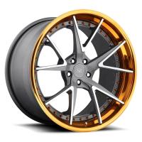 China 18-20 Inch 3-Piece Forged Wheel Rims with 10-Inch Lip - Custom PCD Patterns 5x112 to 5x150 for sale