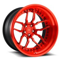 China 18-24 inch customize 3 piece forged wheel rim with deep lip for sale
