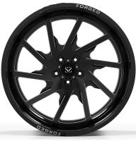 China Customized Off Rad Rims 24x12 and 24x14 Gloss Black Machined Deep Lip 4x4 Wheels Rimrs for sale