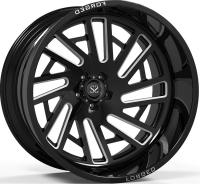China Custom Forged Off-Road Rims 18-22 Inch with 8-13 Inch Width Options - Gloss Black Deep Lip Design for sale