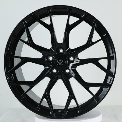 China 21x10 And 21x12 Gloss Back 1- PC Forged cancave aluminum alloy Rim Ferrari Wheels for sale