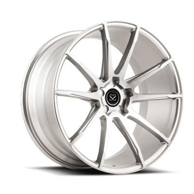 China 22x10 Forged Alloy Wheels 5x120 PCD 71.6mm CB for Land Rover Discovery - Gloss Black Polish Finish for sale