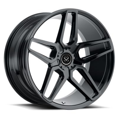 China Gloss Black Customized Car Rims For BMW X5 / PCD 5-120 22 inchin Alloy RIms for sale