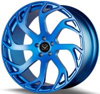 China Custom Blue 20 Forged Wheels Made of 6061-T6 Aluminum Alloy  For Ford 5x108 for sale