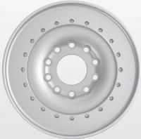 China 10Jx20inch Silver Military Wheel Rim for sale