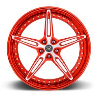 China Custom 3-PC Forged Rims 19x9.0 and 19x12 For  Mustang 350 chasee 20 for sale