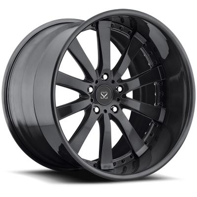 China PCD 139.7mm 21inches 2-Piece Forged Wheels For McLaren 650 5x112 5x120 5x114.3 for sale