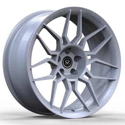 China Grey Customized 20 Staggered Car Alloy Rims For Porsche 911 Turbo 5x130 for sale