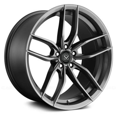 China Hyper Silver 2 Piece Forged Alloy Wheels For Nissan GTR for sale