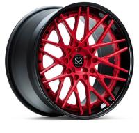 China Staggered 2-Piece Forged Wheels with Deep Concave Lip Design - Custom PCD 5x114.3 to 5x120 and Multiple Finish Options for sale