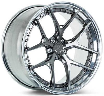 China Custom Forged 3-Piece Rims for Mercedes Benz 5x112 18-24 Inch Wheels with Multiple Finish Options for sale