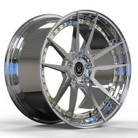 China Staggered 20 X 13  2pc Forged Wheels Rims  For Porsche 991 for sale