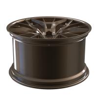 China Bronze 6061-T 6 Aluminum Alloy 2 Piece Forged Wheels Hyper Black Bolt Pattern Custom 5x120 5x114.3 5x139.7 5x110 5x112 for sale