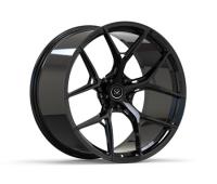 China Gloss Black Painted 21 Inch Monoblock Forged Rims For 488 Car for sale