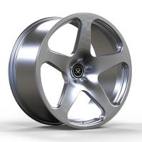 China Staggered Grey Brush 1-Pc Forged Alloy Wheels For Porsche 991 5x130 for sale