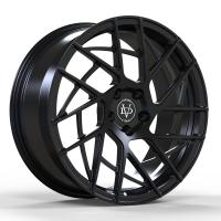 China Satin Black 22-Inch 6061 T6 Forged Aluminum Wheels for Ferrari - 2-Piece Construction with TUV Certification for sale